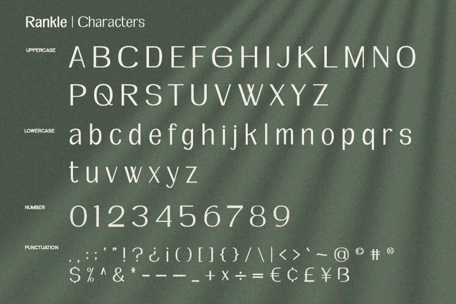 Rankle Free Font · 1001 Fonts