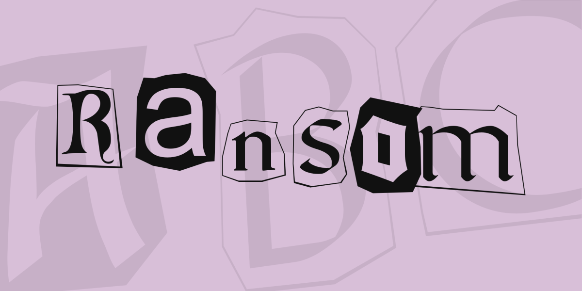 Ransom Font · 1001 Fonts