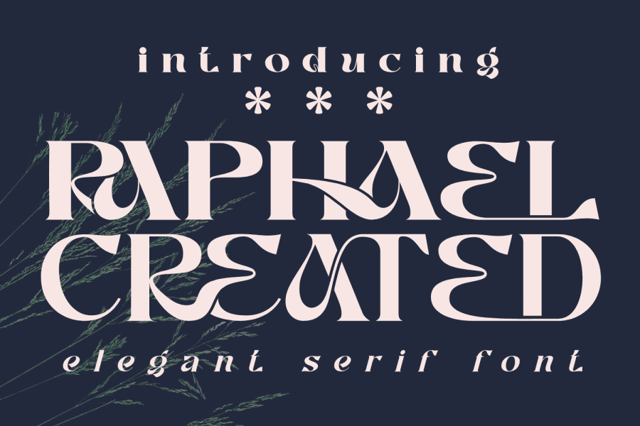 RAPHAEL CREATED DEMO Font · 1001 Fonts