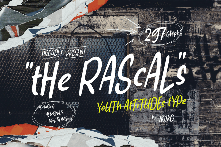 Rascals Font · 1001 Fonts