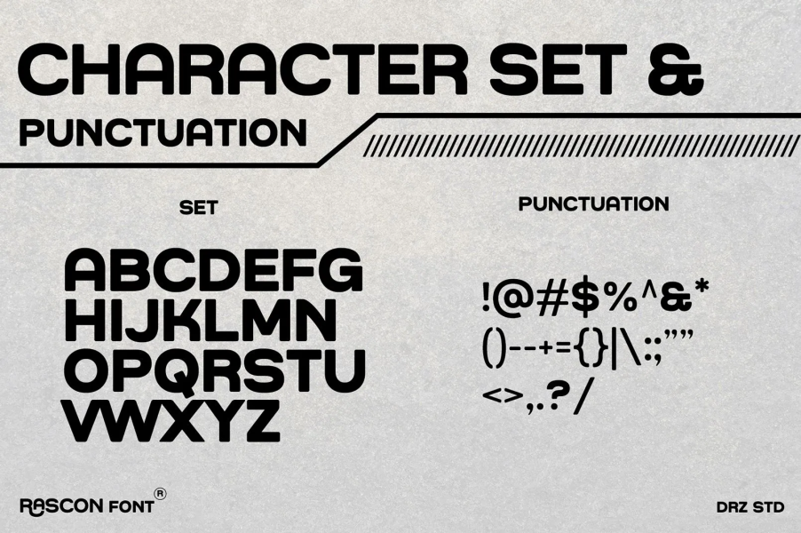 Rascon Font · 1001 Fonts