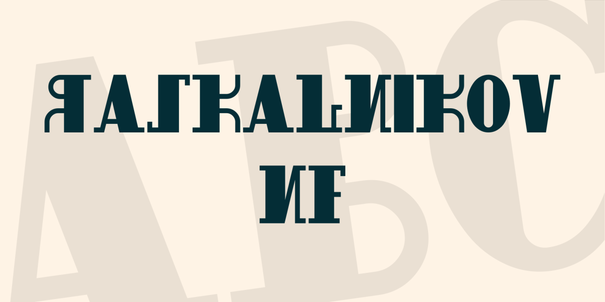 20 Free Mirrored Fonts · 1001 Fonts