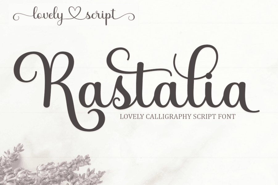Rastalia Font · 1001 Fonts