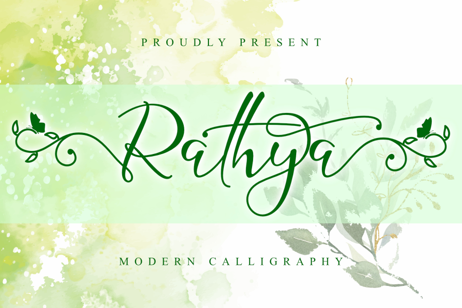 Rathya Font · 1001 Fonts
