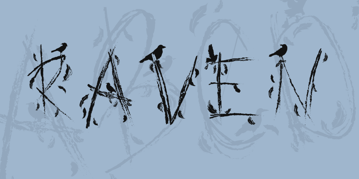 raven Font · 1001 Fonts