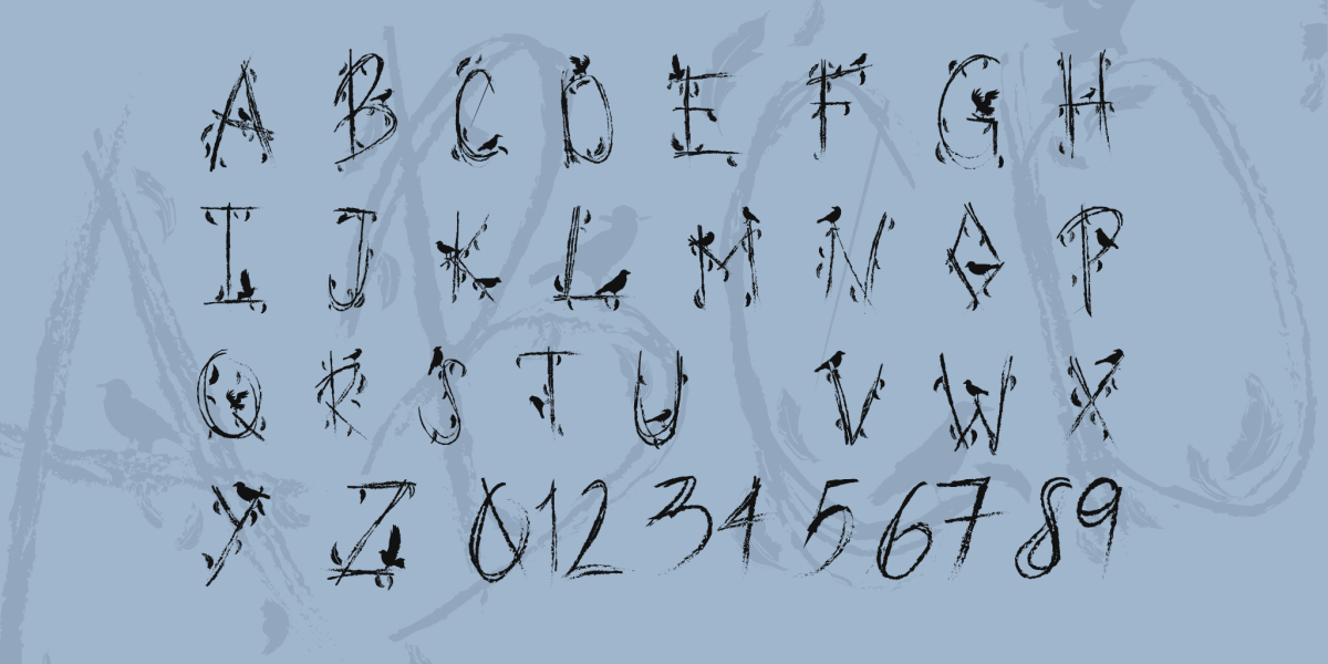 raven Font · 1001 Fonts