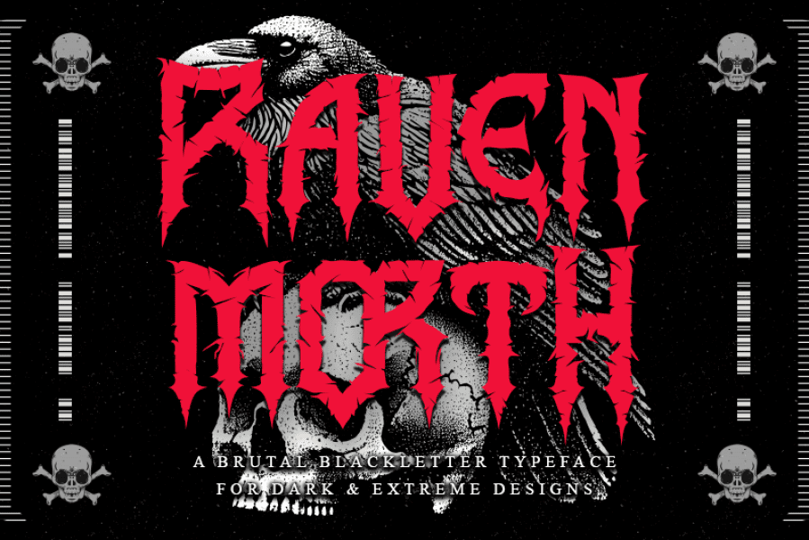 1 Free Cursed, Extreme Gothic Font · 1001 Fonts