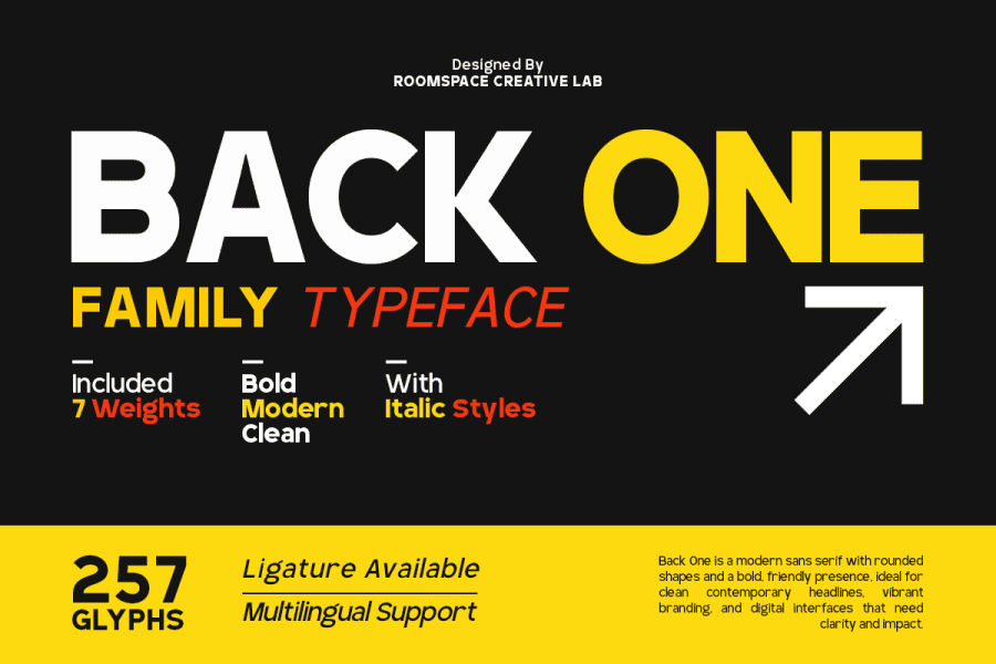 RCL Back One Font · 1001 Fonts
