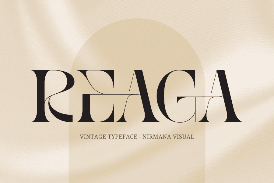 Reaga Vintage Font · 1001 Fonts