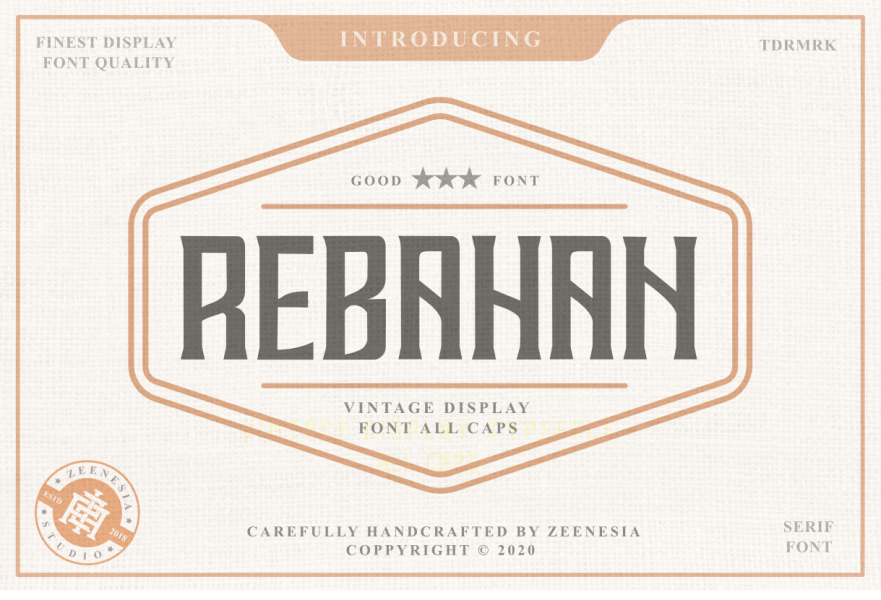 REBAHAN Font · 1001 Fonts