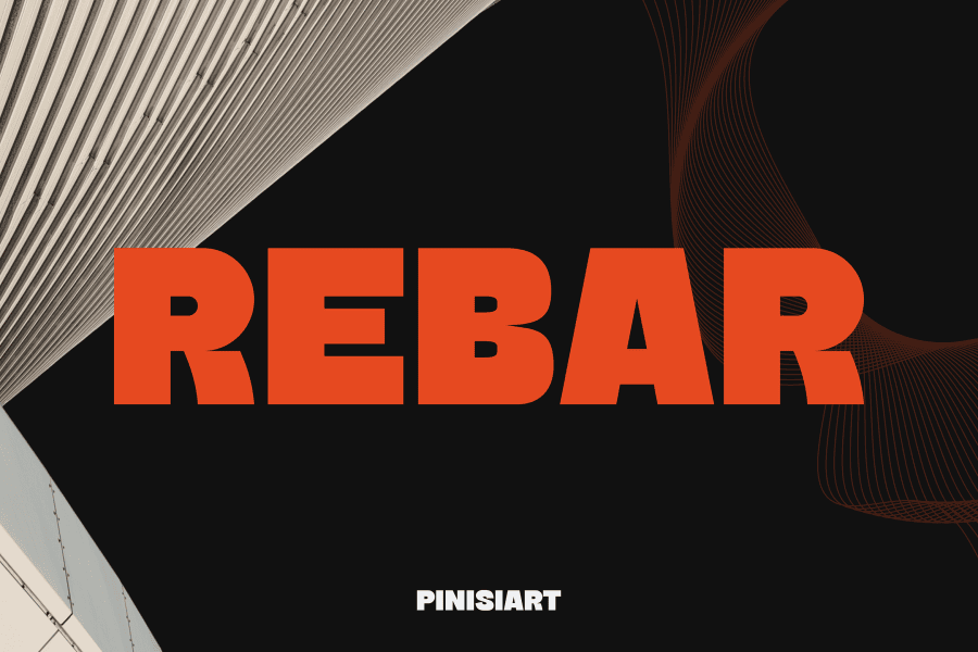REBAR Font · 1001 Fonts