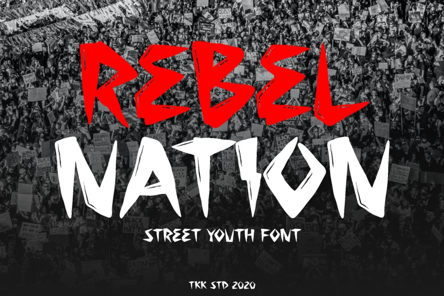 REBEL Nation Font · 1001 Fonts