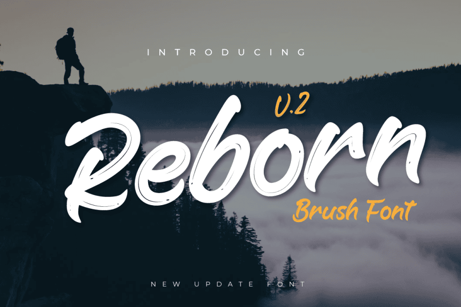 Reborn Font · 1001 Fonts