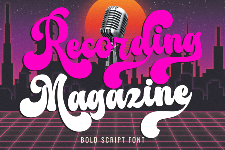 Recording Magazine Font · 1001 Fonts