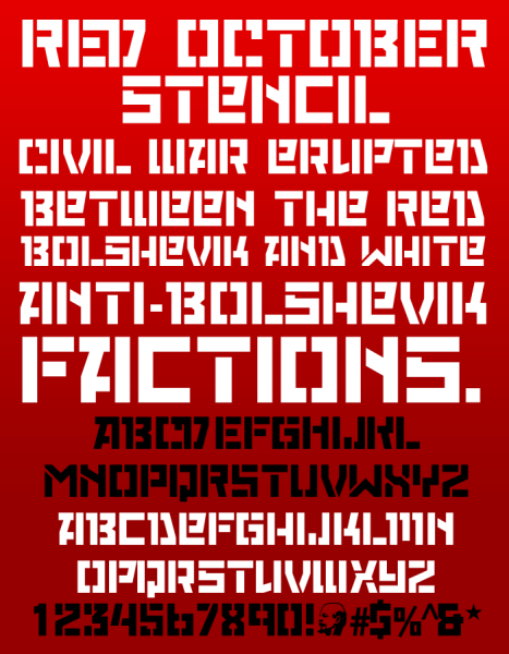 16 Free Propaganda Fonts · 1001 Fonts