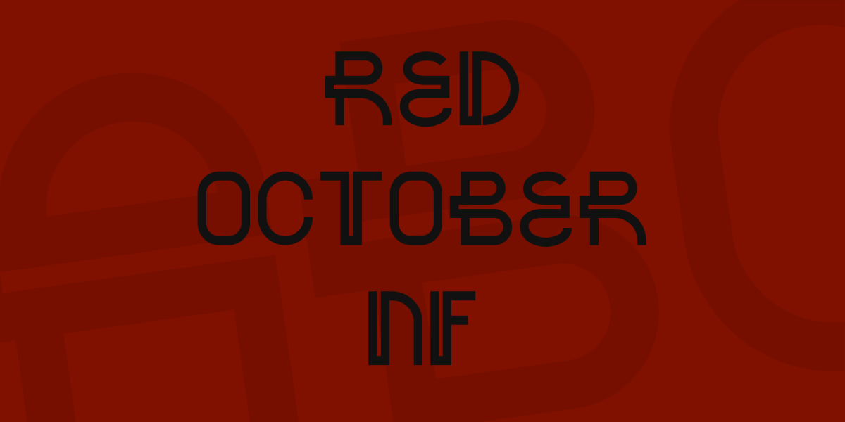 Red October NF Font · 1001 Fonts