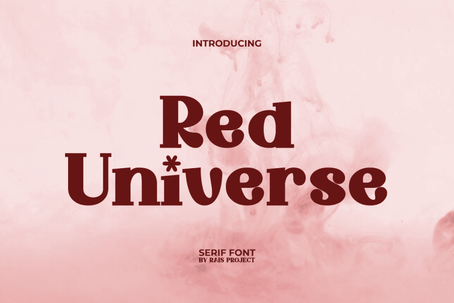 Red Universe Demo Font · 1001 Fonts