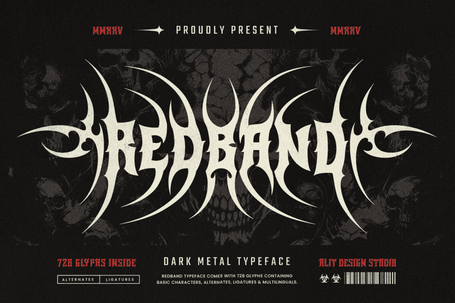 2 Free Album, Gothic, Tribal Fonts · 1001 Fonts