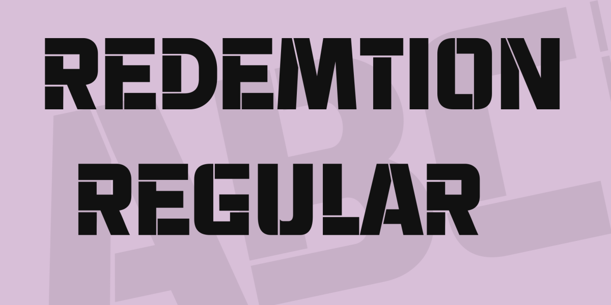 Redemtion Font · 1001 Fonts