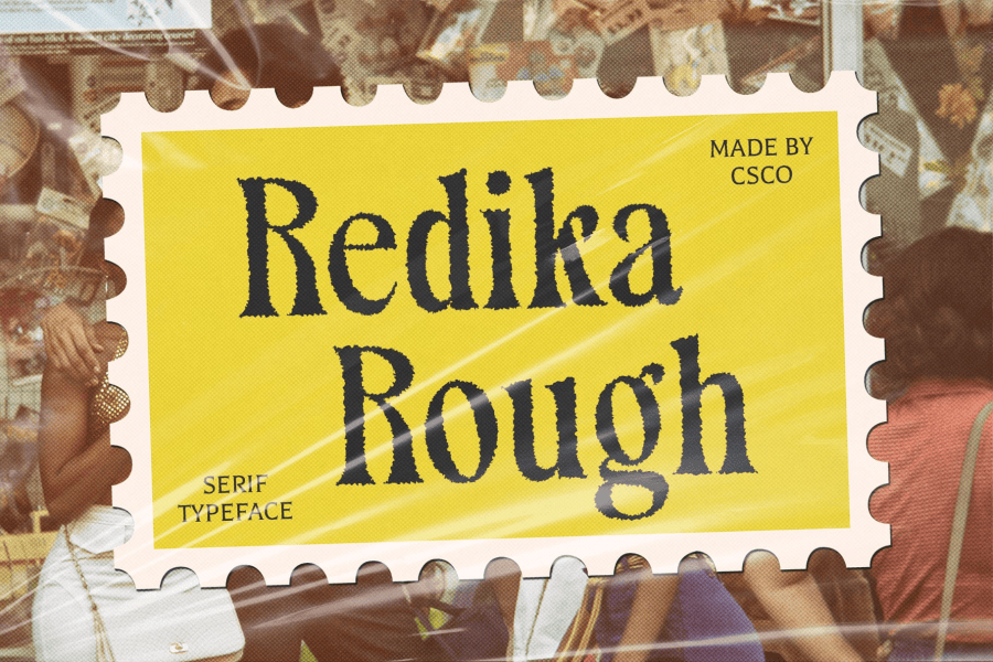 Redika Rough Demo Font · 1001 Fonts
