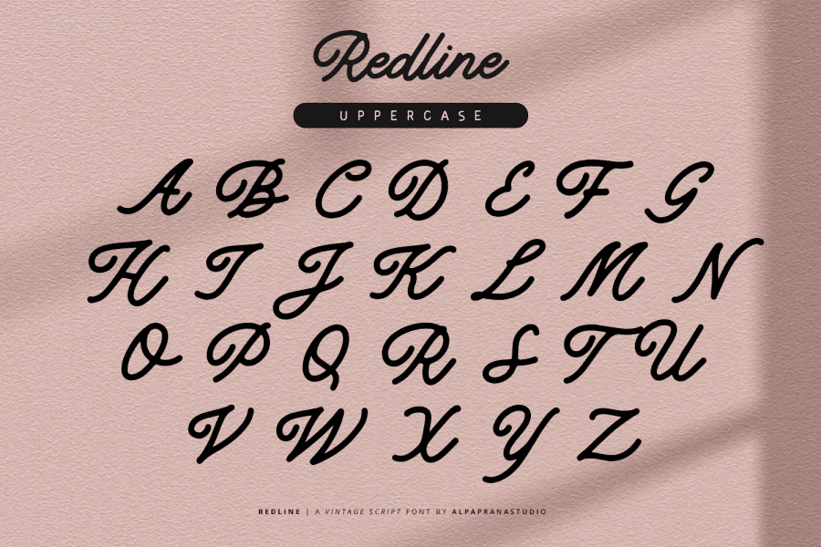 Redline Font · 1001 Fonts