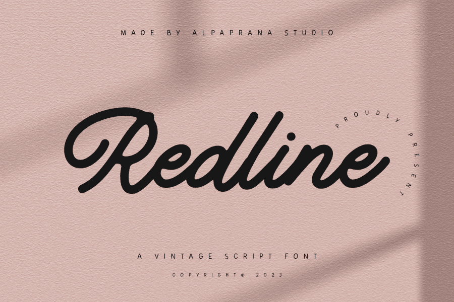 Redline Font · 1001 Fonts