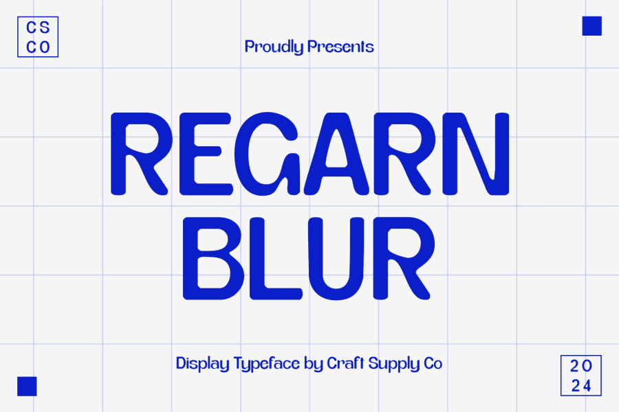 Regarn Blur Demo Font · 1001 Fonts