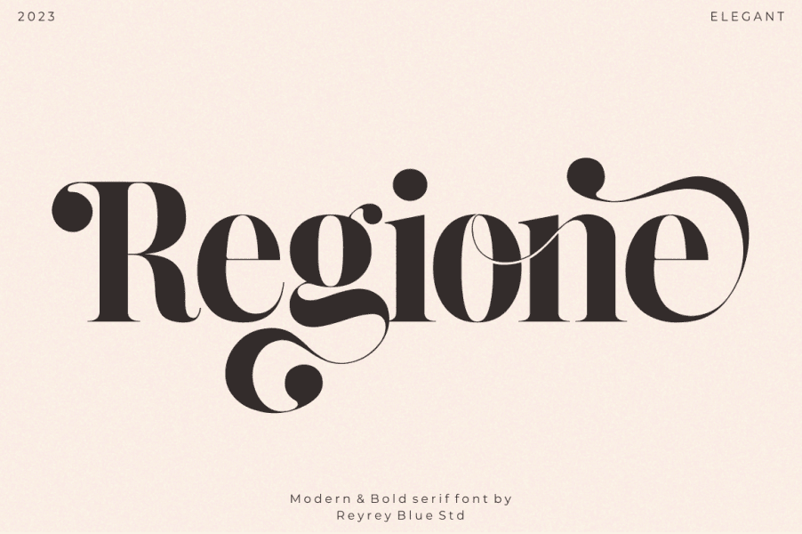 Regione Font · 1001 Fonts