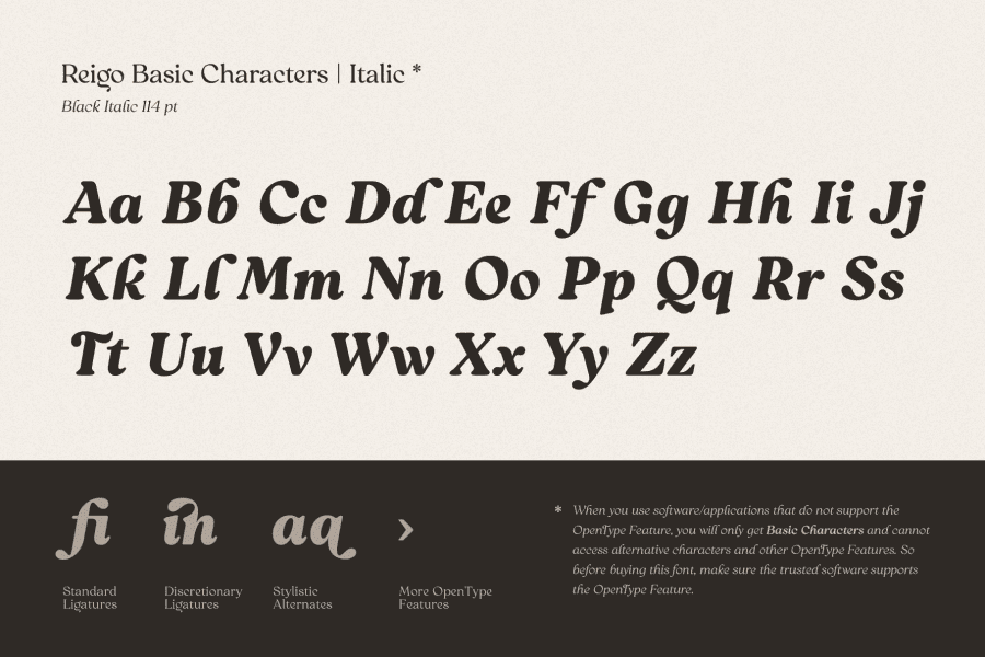 Reigo Font · 1001 Fonts