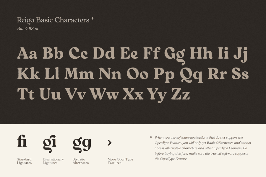 Reigo Font · 1001 Fonts