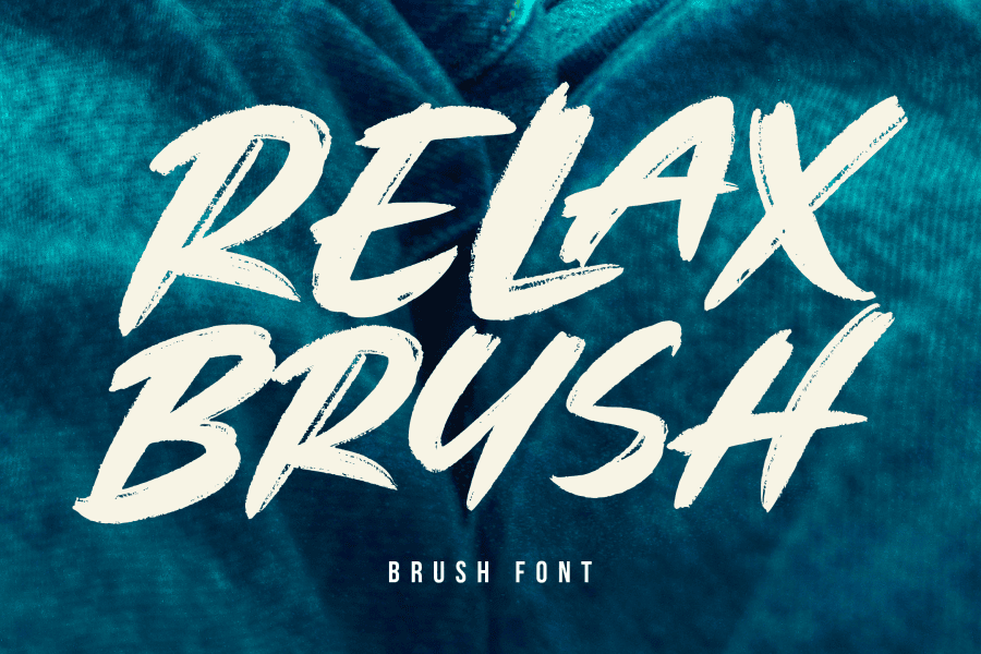 Relax Brush Font · 1001 Fonts