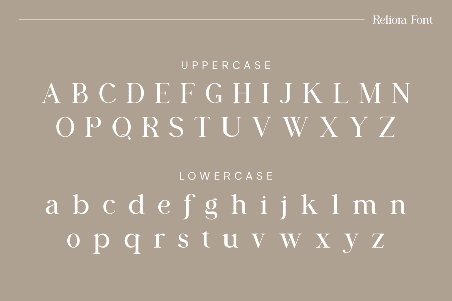 Reliora Font · 1001 Fonts
