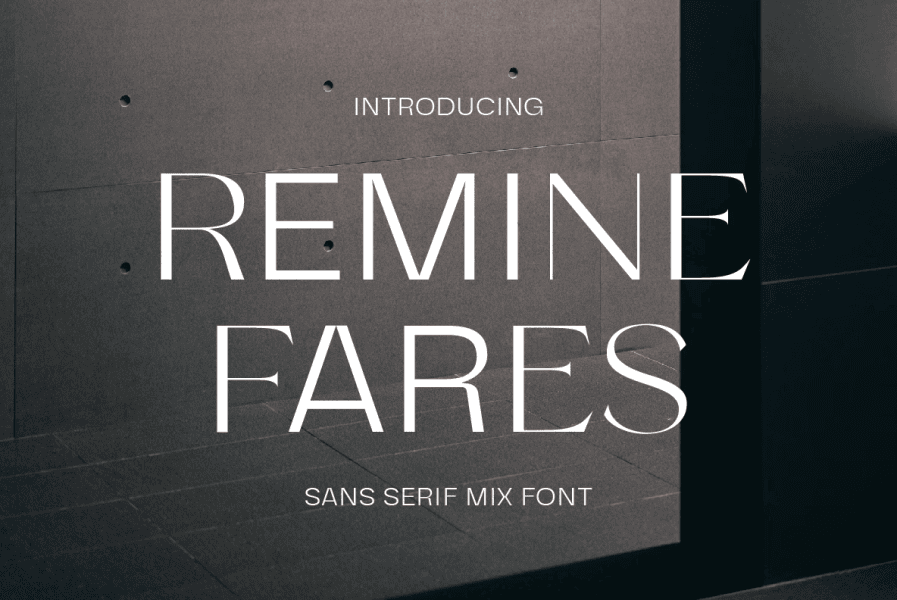 Remine Fares Font · 1001 Fonts