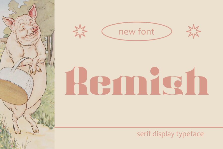 Remish Font · 1001 Fonts
