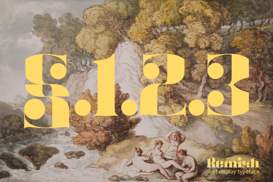 Remish Font · 1001 Fonts