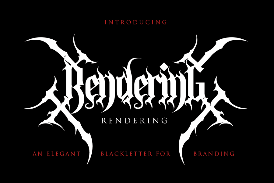 90 Free Death Core Fonts · 1001 Fonts