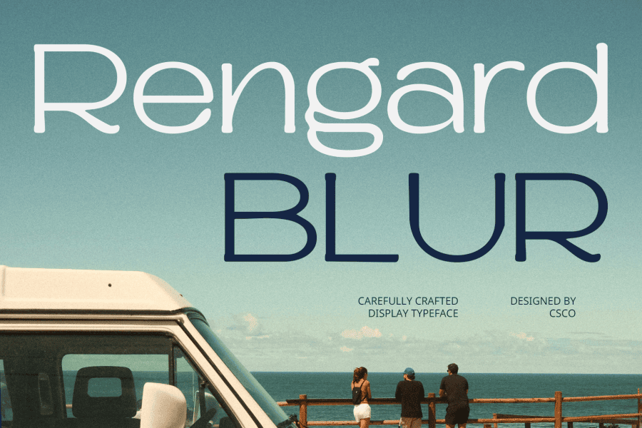 Rengard Blur Demo Font · 1001 Fonts