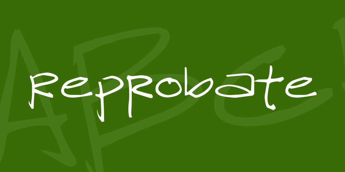 Reprobate Font · 1001 Fonts