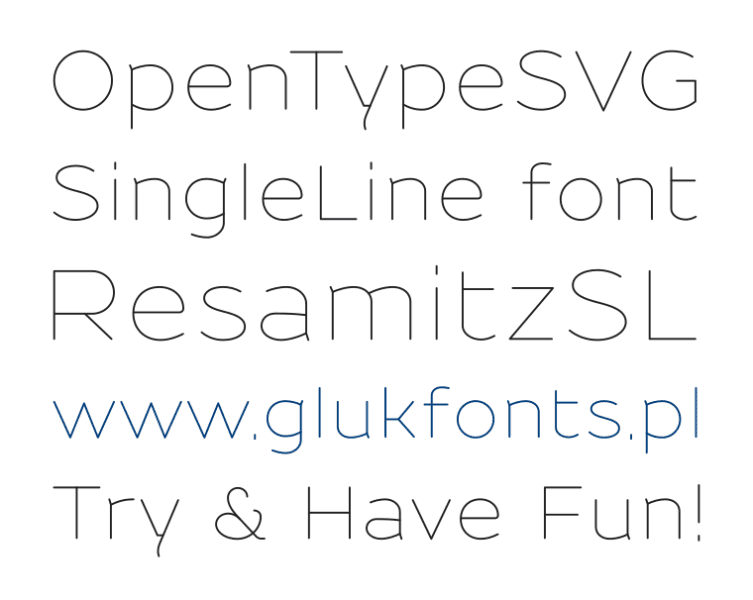 8 Free Single Line Fonts · 1001 Fonts