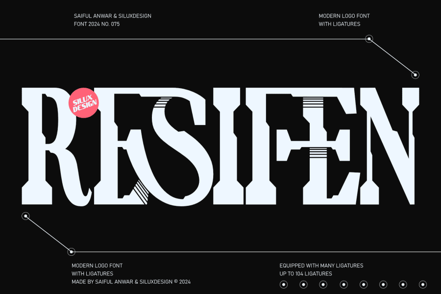 Resifen Font · 1001 Fonts