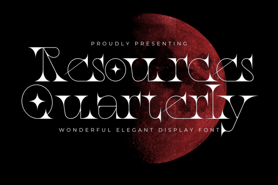 Resources Quarterly Demo Font · 1001 Fonts