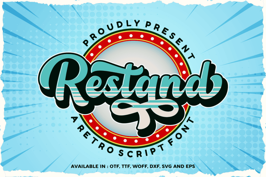 Restand Font · 1001 Fonts