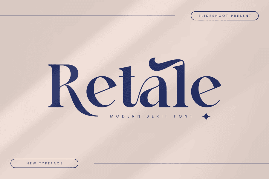 Retale Font · 1001 Fonts