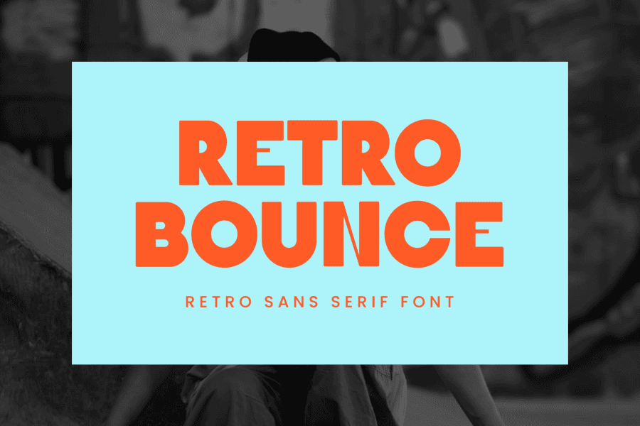 RETRO BOUNCE Font · 1001 Fonts