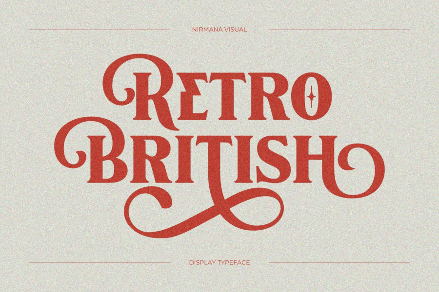 Retro British - Demo Version Font · 1001 Fonts