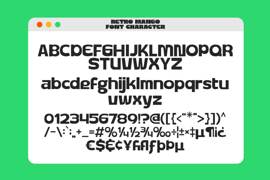Retro Mango DEMO Font · 1001 Fonts