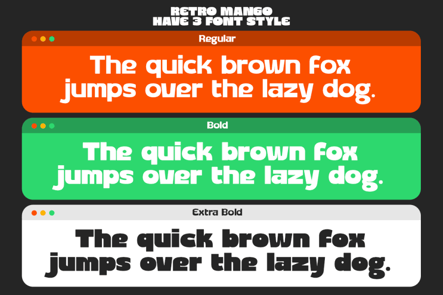 Retro Mango DEMO Font · 1001 Fonts