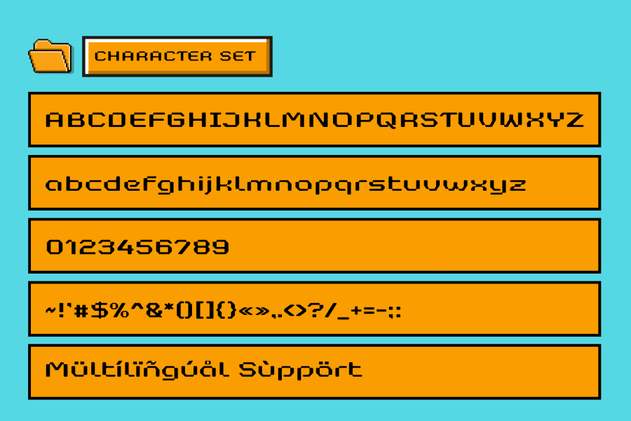 Retro Pixel Font · 1001 Fonts