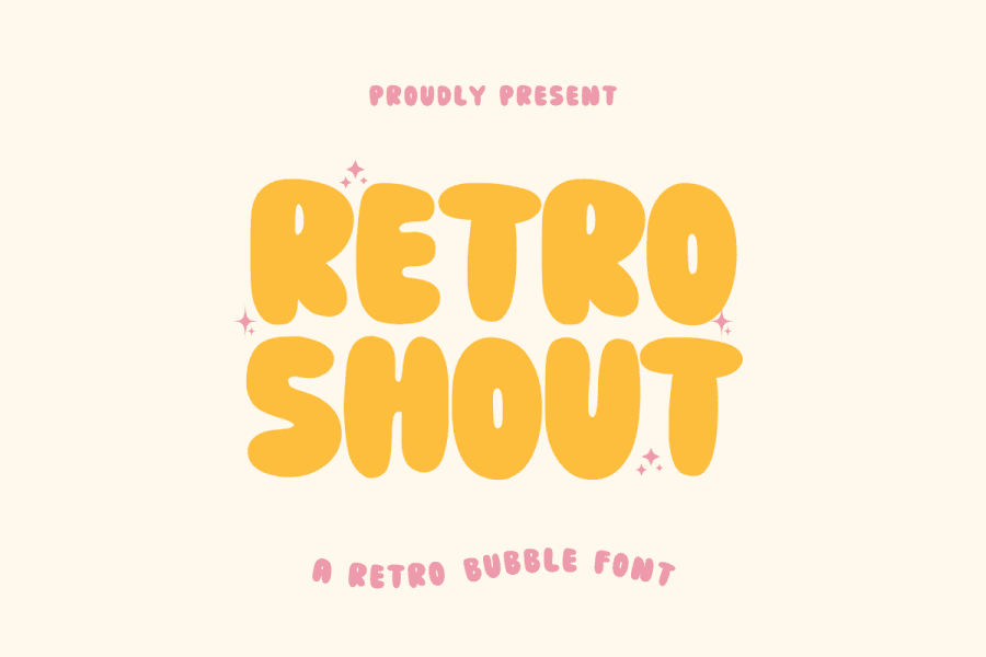 Retro Shout Font · 1001 Fonts
