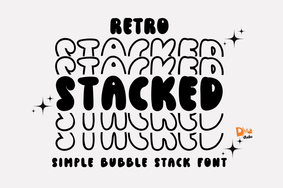 43 Free Stacked Fonts · 1001 Fonts
